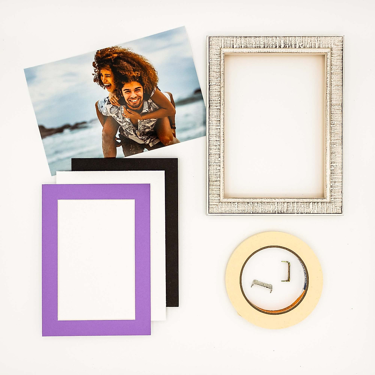 11.5x17 Mat Bevel Cut for 8.5x11 Photos - Acid Free Light Purple Precut Matboard - For Pictures, Photos, Framing - 4-ply Thickness