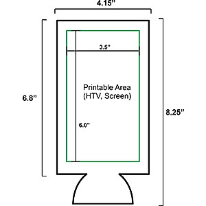 Blank Neoprene 24 oz. Can Coolie (4 Pack, Black)