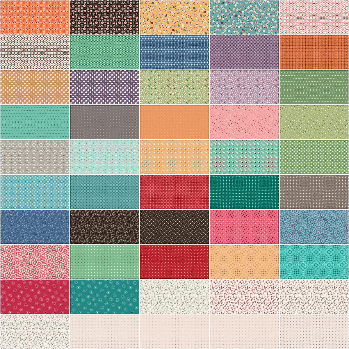 Lori Holt Bee Dots 50 Fat Quarters Riley Blake Designs FQ-14160-50