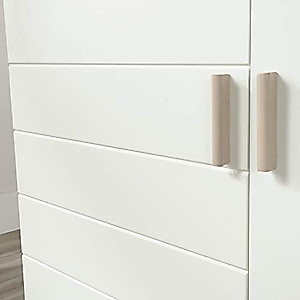 Sauder Anda Norr Credenza, for TVs up to 60", White Finish