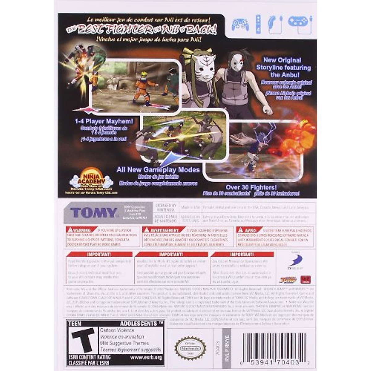 Naruto: Clash Of Ninja Revolution 2 - Nintendo Wii