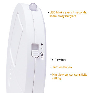 EVA LOGIK Modern Ultra-Thin Window Alarm with Loud 120dB Alarm and Vibration Sensors Compatible with Virtually Any Window, Glass Break Alarm Perfect for Home, Office, Dorm Room- 8 Pack