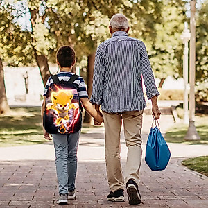 LMUCYISYIS Cute Hedgehog Backpack for School, 17 Inch Cartoon School Bag Large Capacity Bookbag Outdoor Travel Laptop Bag for Boys Girls Teens Gift (Cartoon 01)