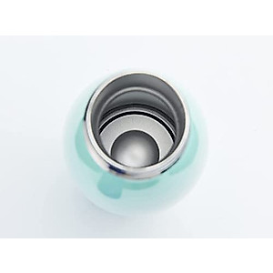 JIELINGER Insulated Stainless Steel Water Bottle -Vacuum Double-Walled Thermos 17Oz - Reusable Metal Water Bottle - Leak-Proof Sports Flask BPA-Free – (Teal shadow, Small)