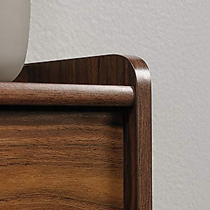 Sauder Harvey Park Wall Desk, Grand Walnut Finish
