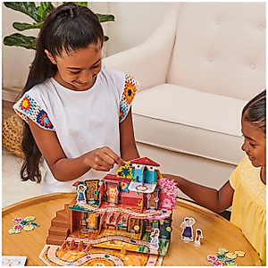 Disney Encanto, House of Charms Cute Easy Family Board Game with Magic Tokens Based on The Movie, for Kids Ages 5 and up