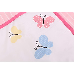 DMZVEIDA The Latest 3-Piece Set of Crib Products Baby Bedding Set:Baby Comforter Baby Quilt,Baby Fitted Sheet,Baby Pillowcase,Soft Skin Friendly Cotton Fabric,for Girls Boys.(352)