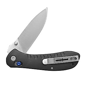 Camillus ROVAX 7.6-Inch Folding Knife, Pocket Knife with CUDA-Lock and GFN Handle, Black