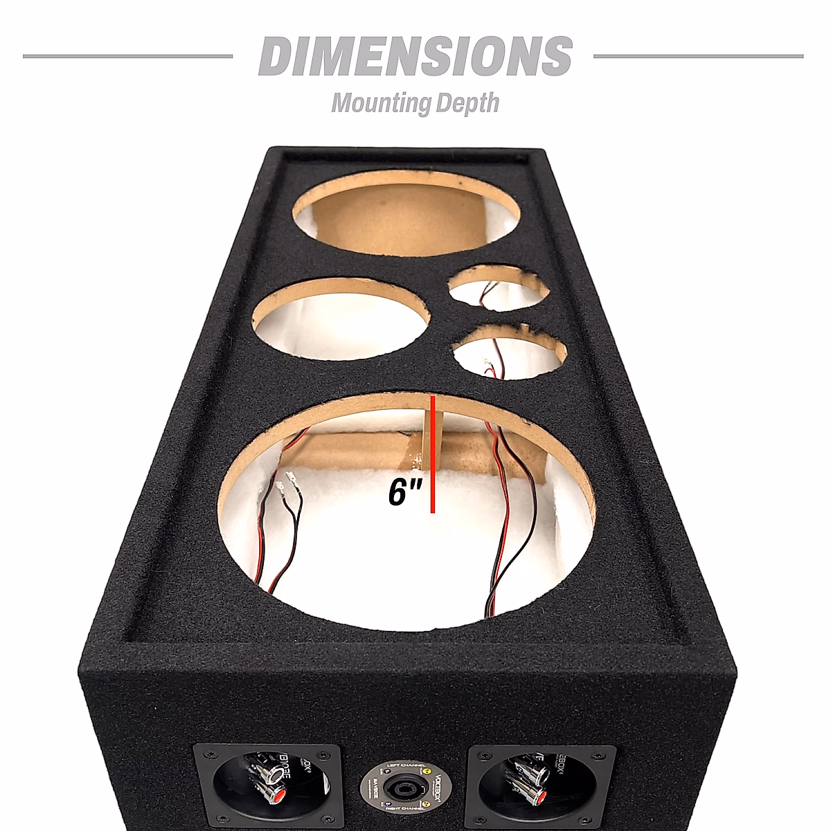 MENACE AUDIO VOICEBOX® 10" Midrange Speaker Box - (MA-VB103E)