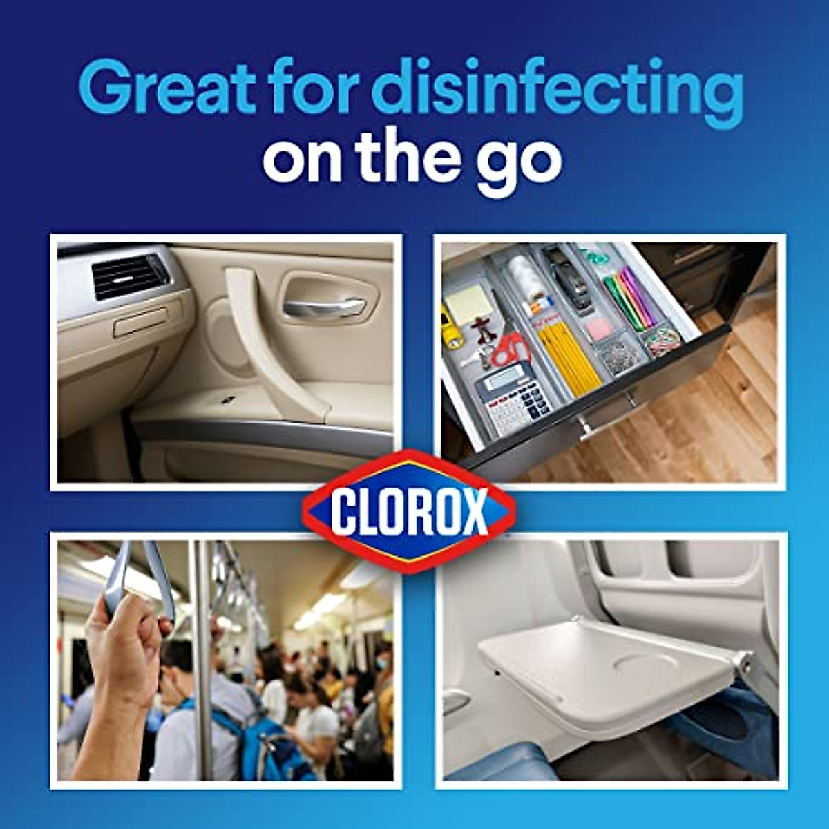 Clorox Disinfecting Wipes, Bleach Free Cleaning Wipes, 75 Wipes, Pack of 3, Fresh Scent (Package May Vary)