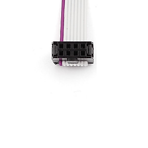 uxcell 5pcs FC8P 8-Pin IDC Socket Extension Flat Ribbon Cable Wire 40cm Long