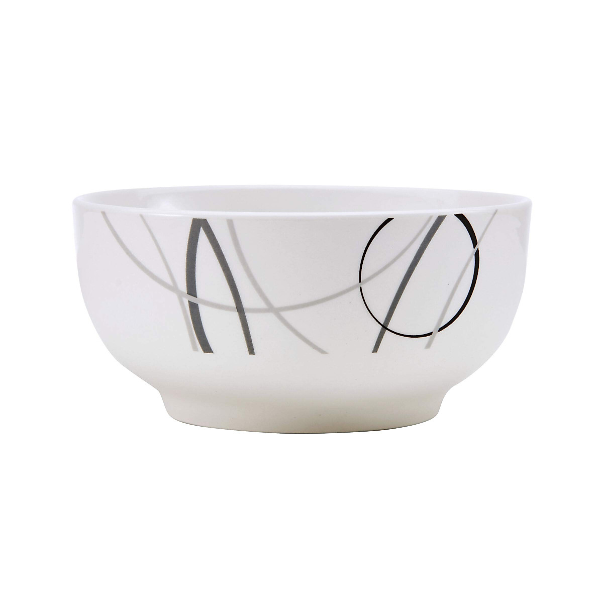 Studio Nova Porcelain 18-Piece Dinnerware Set, Service For 6, Circles