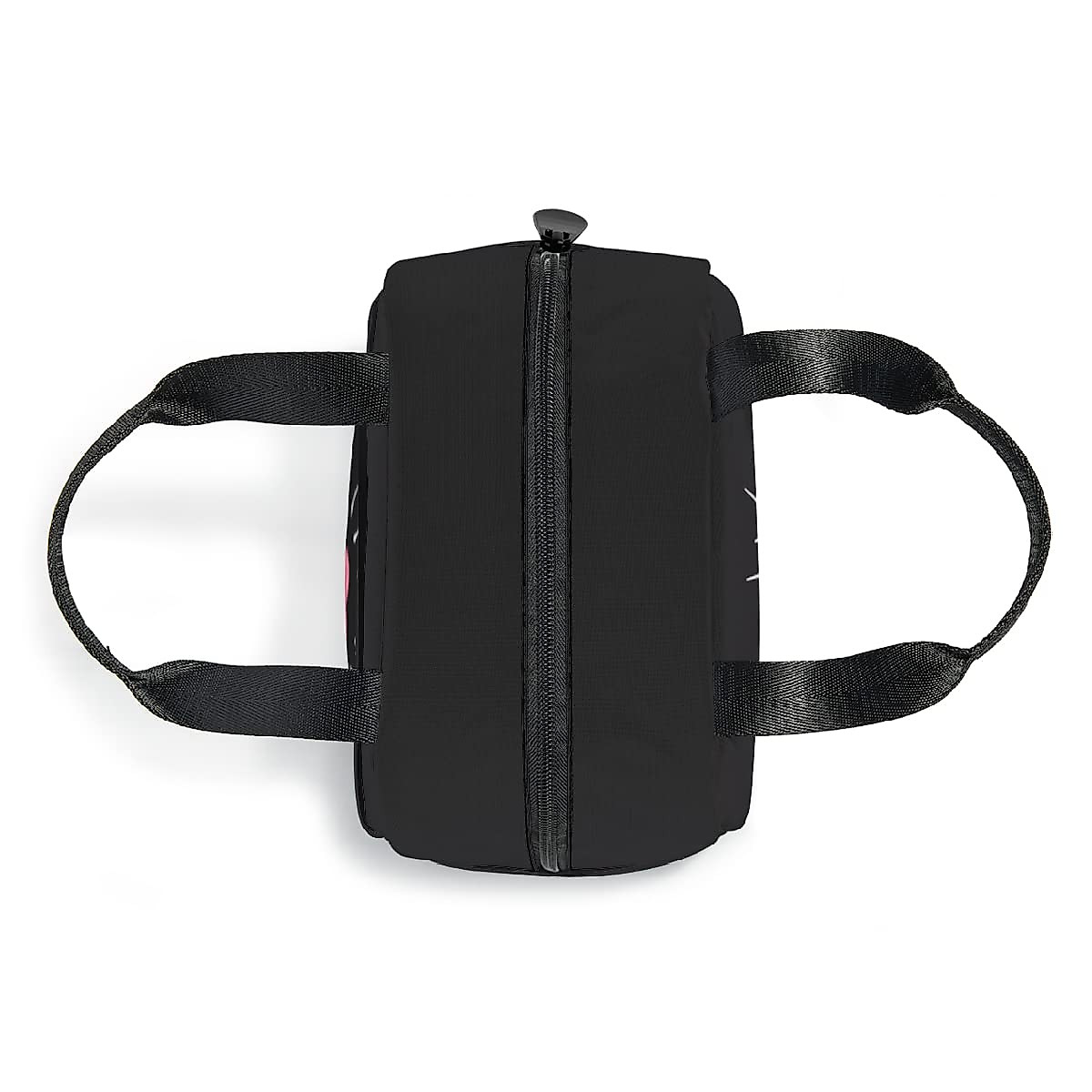 Vderxcok K-Pop Finger Heart Insulated Lunch Box Portable Thermal Cooler Tote Bag with Front Pocket Reusable Leakproof Lunch Bags for Women Men Girls Adults Work Hiking Picnic Travel