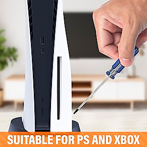 Torx T8 Screwdriver Head Magnet Ring - T8 Proof Screw Driver Set HDD PS3 Torx Security Screwdriver Set for Xbox 360 Wireless Controller and Wired Ps3 Controller Micro Torx Screwdriver Set