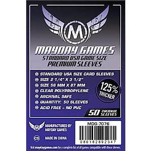 Mayday Games 7076 Usa Boared Game Sleeves,wood, Dark Purple