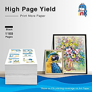 starink Compatible Ink Cartridge Replacement for Brother LC61/LC65 XL LC-61 LC61BK Work with MFC-495CW MFC-490CW MFC-6490CW MFC-6890CDW Printer(Black), 5 Packs