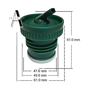 Stanley Thermos Stopper Pico de Mate Replacement Part For Classic Vacuum Insulated Wide Mouth Bottle Thermos (1.1QT, 1.5QT, 2QT) (Green, Set of 1)