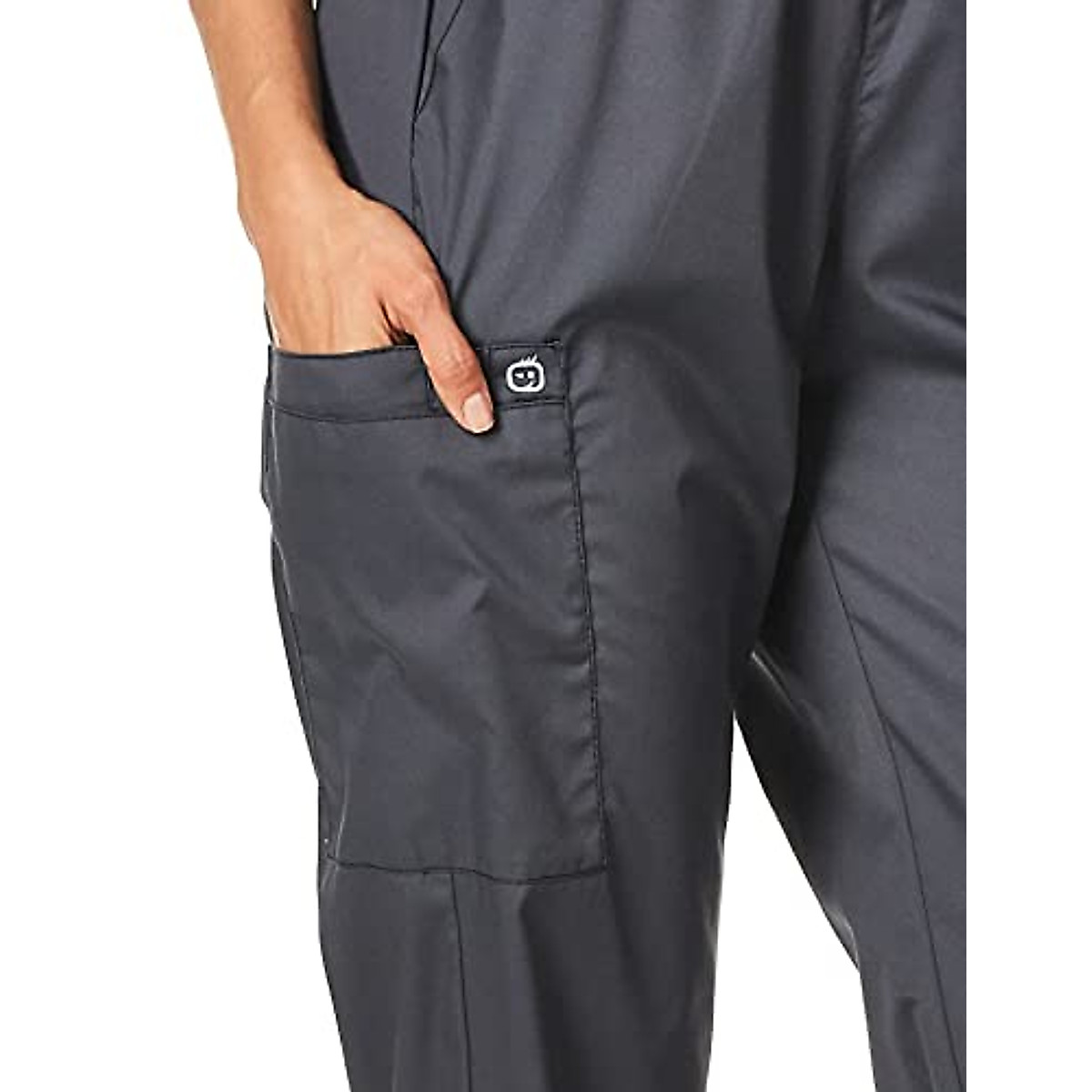 WonderWink Women's Pull-On Cargo Pant, Pewter, XX-Small