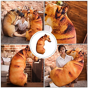 Toyvian Home Decor Home Decor Sunflower Decor Big Hugging Pillow Dog Plush Pillow Dog Hugging Pillow Dog Plush Pillow Large Dog Stuffed Animal Pillow Sunflower Decor Sunflower Decor