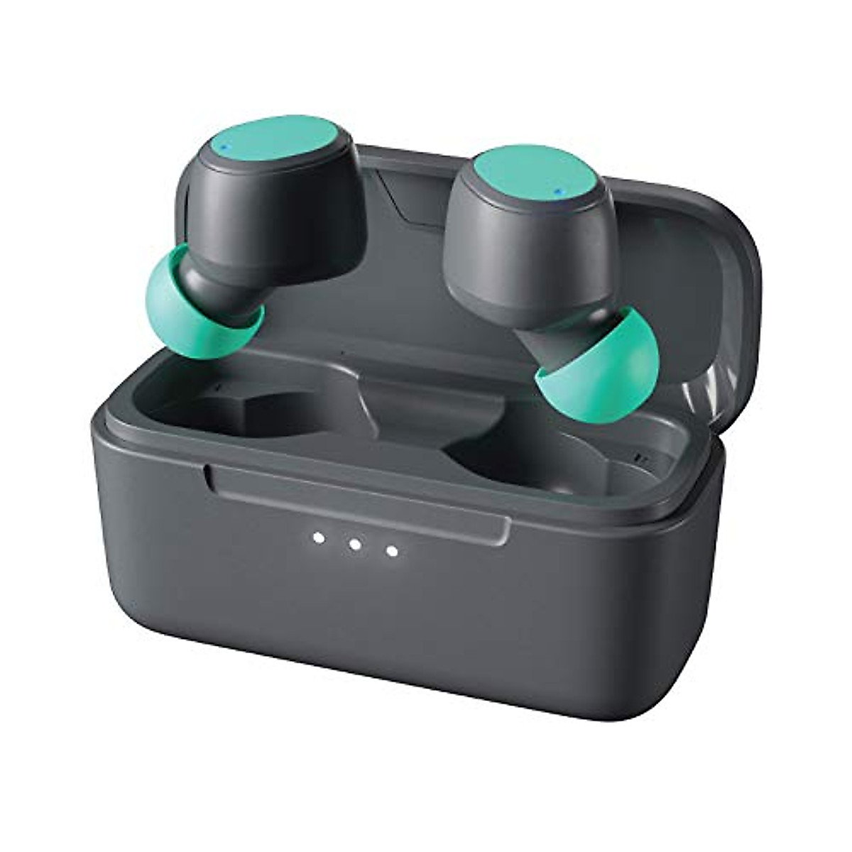 VINYL by Skullcandy True Wireless Bluetooth Earbuds Grey/Teal (V2VYW-N299)