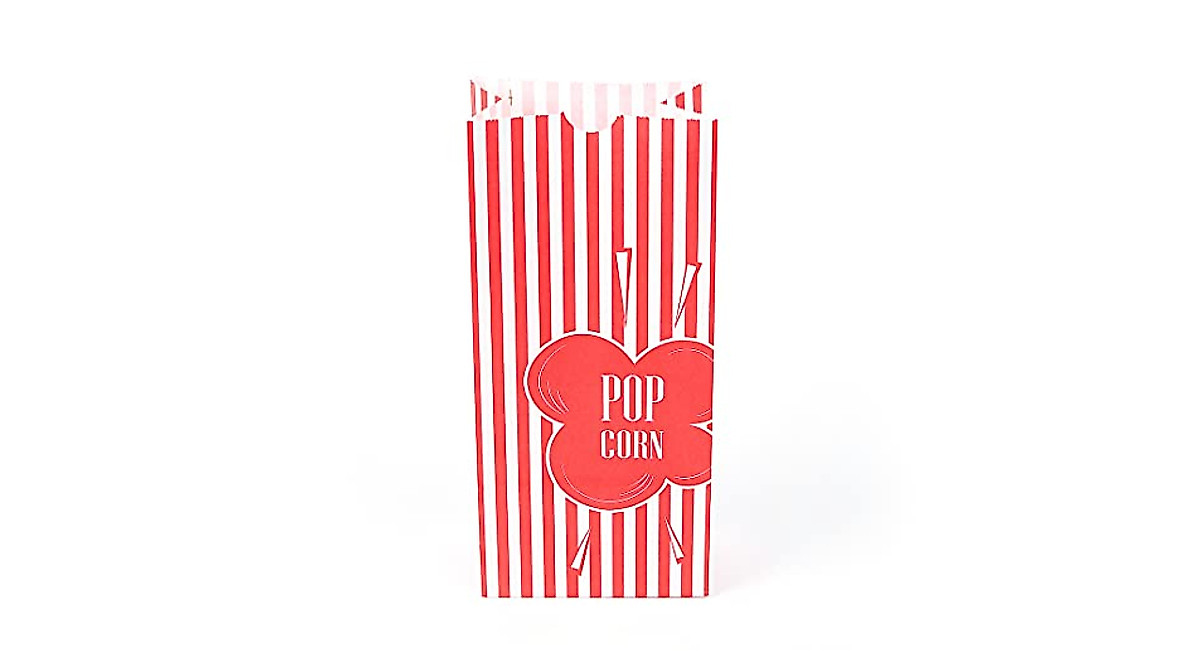 Restaurantware 1 Ounce Popcorn Bags - 100 Count