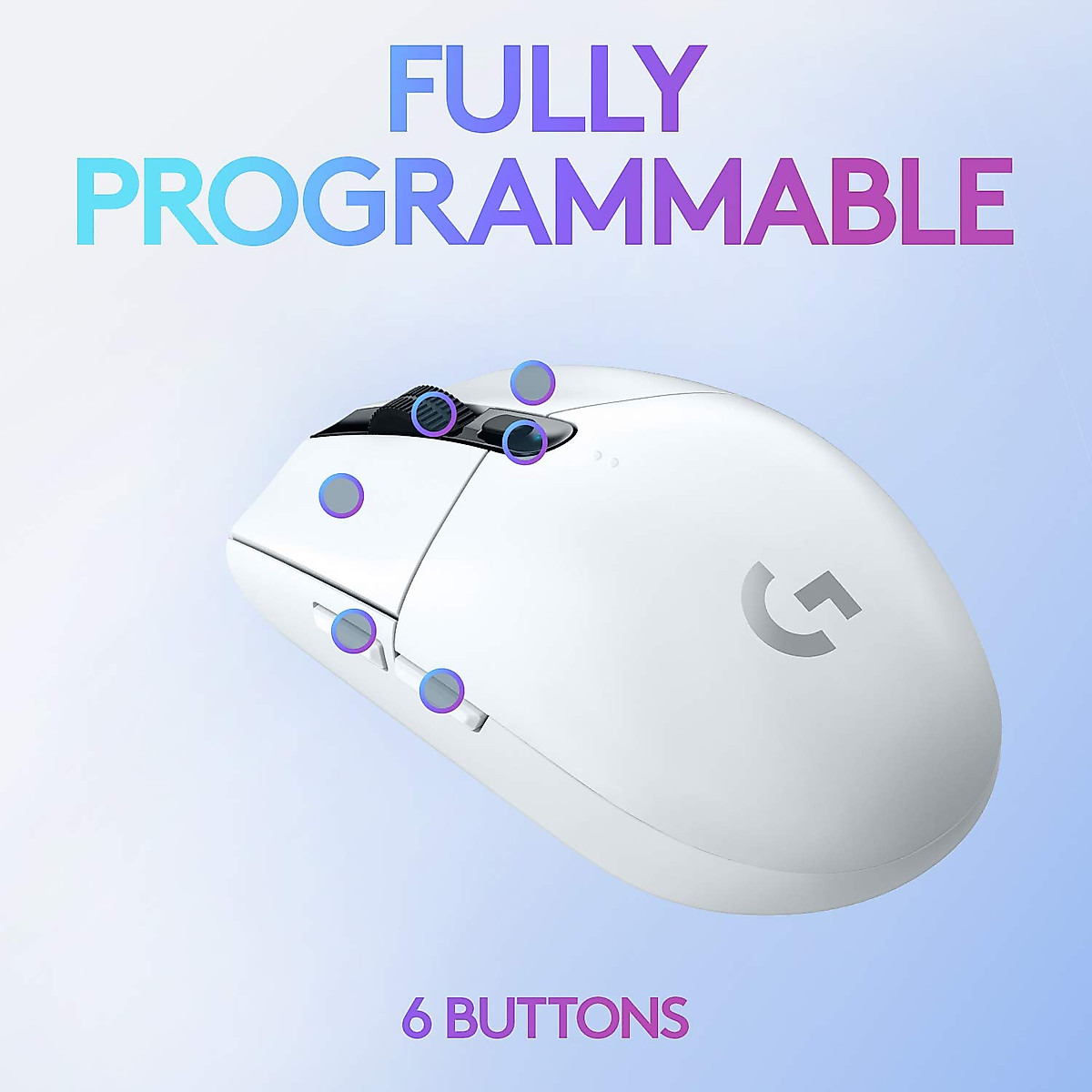 Logitech G305 Lightspeed Wireless Gaming Mouse + G440 Hard Gaming Mouse Pad Bundle - White