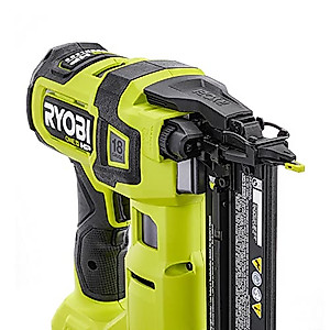 RYOBI ONE+ HP 18V 18-Gauge Brushless Cordless AirStrike Brad Nailer P322 (Tool Only) (Renewed)