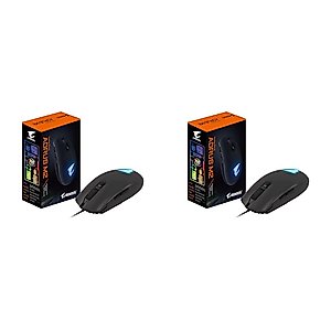 GIGABYTE AORUS M2 Accurate 6200 DPI Optical Engine, Lightweight Esports-Grade, Ambidextrous Design, RGB Fusion 2.0 Mouse GM-AORUS M2,Black
