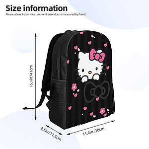 Mekirto Cute Kitty Backpacks Rucksack Animals High Capacity Bags Travel