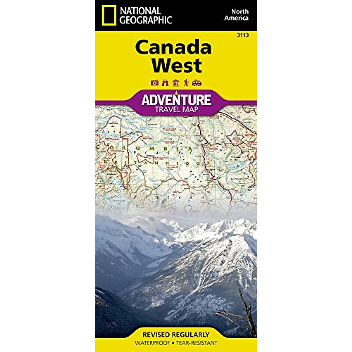Canada West Map (National Geographic Adventure Map, 3113)