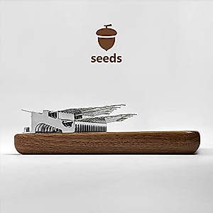 Seeds Pisces 34 Key Chromatic Kalimba C-Tuned | Double Layer Flat Board Thumb Piano Instrument | Music Kalimba Gifts Idea