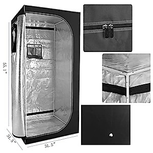 ZONEMEL Portable Steam Sauna Kit,1000 Watt 3 Liters Steamer, Full Size Sauna Tent, Personal Home Spa, with Remote Control, Timer