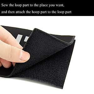 Police Patch 2 Pack Reflective Police Patch Hook and Loop Durable Fabric Police Patch with Reflective Printed Letters for Officer Guard Custom Uniforms Vest, Jacket, Carrier, 1 Small and 1 Large