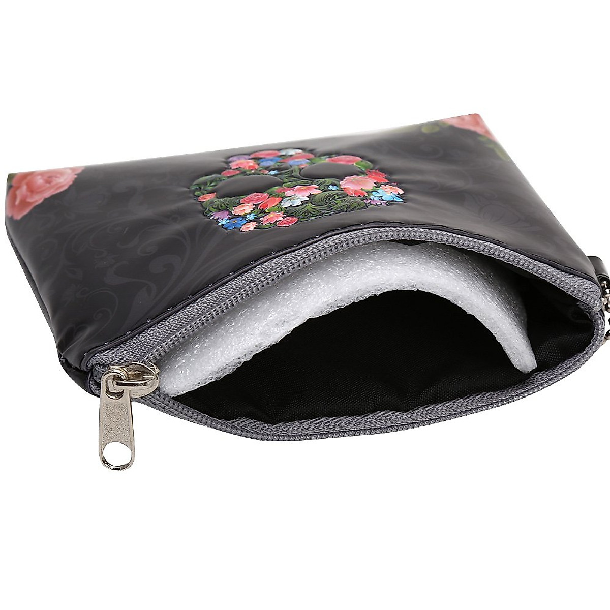 Coolrunner 3D Skull Series zipper coin purse small wallets mini change purse (Purse)