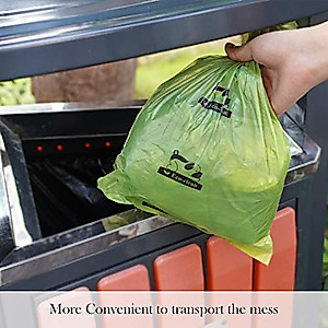 ECO-CLEAN Poop Bags Biodegradable, 16 Rolls/240 Bags, Dog Waste Bags, Unscented, Leak-Proof, Easy Tear- Off