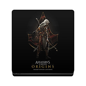 Head Case Designs Officially Licensed Assassin's Creed Bayek Crest Origins Character Art Matte Vinyl Sticker Gaming Skin Case Cover Compatible With Sony PlayStation 4 PS4 Slim Console