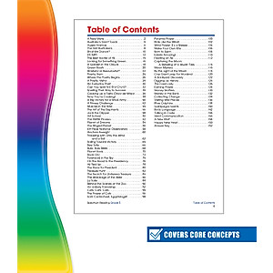 Spectrum Reading Comprehension Grade 5 Workbooks, Ages 10 to 11, 5th Grade Reading Comprehension, Nonfiction and Fiction Passages, Summarizing Stories and Identifying Themes - 174 Pages (Volume 24)
