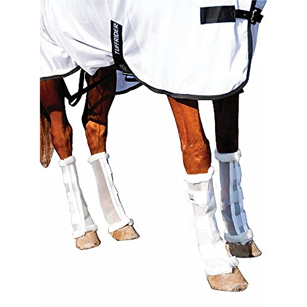 TuffRider Mesh Wrap White STD