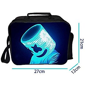 Xarmons Marshmallow Lunch Bag Student Picnic Bag Lunch box