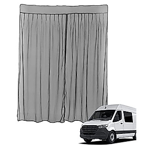 mucol Sliding Door Magnetic Vans Screen for Sprinter Camper and Other Campervans，Easy Install, Magnetics on All Four Sides for Van Life Essentials, Magnetic Closure, 83"(H) x 63"(W)
