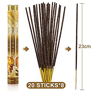 NOSTOSON Incense Sticks, 160 Satya Incense Sticks Gift Set for Smudging and Home Fragrance