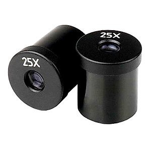 AmScope EP25X23 Pair of 25X Microscope Eyepieces (23mm)