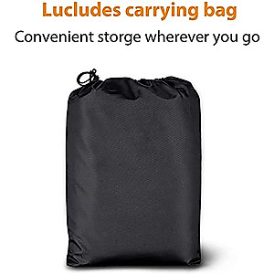 Nomiou Mobility Scooter Rain Cover Waterproof Material Protect You and Your Scooter from Rain Snow Sleet and Sun