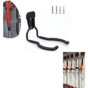Power Tool Hanger String Trimmer Hangers, Trimmer Hanger, Trimmer Rack Holder, Weed Wacker Hanger, Weed Eater Hangers for Garage Wall, Perfect for Garage Tool Organizers and Storage, No Trimmer