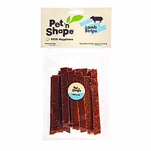 Pet 'n Shape Lamb Jerky Dog Treats - 3 Ounce