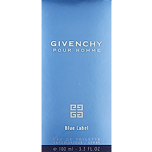 Givenchy Pour Homme Cologne, Blue Label, 3.3 Ounce