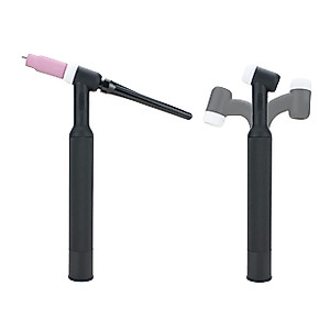 26F Series - 200 Amp - Air Cooled - Flexible Head TIG Torch - 25 feet 1-Piece SÜA®Flex Cable - INLINE Gas Dinse 35-70 Connector - (Welders with Gas Solenoid)