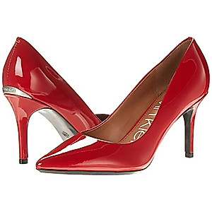 Calvin Klein Women's Gayle Pump, Crimson Red, 8
