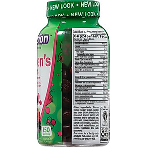 Vitafusion Womens Multivitamin Gummies, Berry Flavored Daily Vitamins for Women With Vitamins A, C, D, E, B-6 and B-12, America’s Number 1 Gummy Vitamin Brand, 75 Days Supply, 150 Count