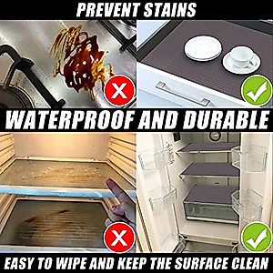 Shelf Liner, Non Adhesive Cabinet Liner, Double Sided Non-Slip Drawer Liner Cupboard Liner, Washable Refrigerator Mats for Pantry Cabinet, Kitchen Bathroom Shelve, Shoe Rack.(17.7 x 240 inch)